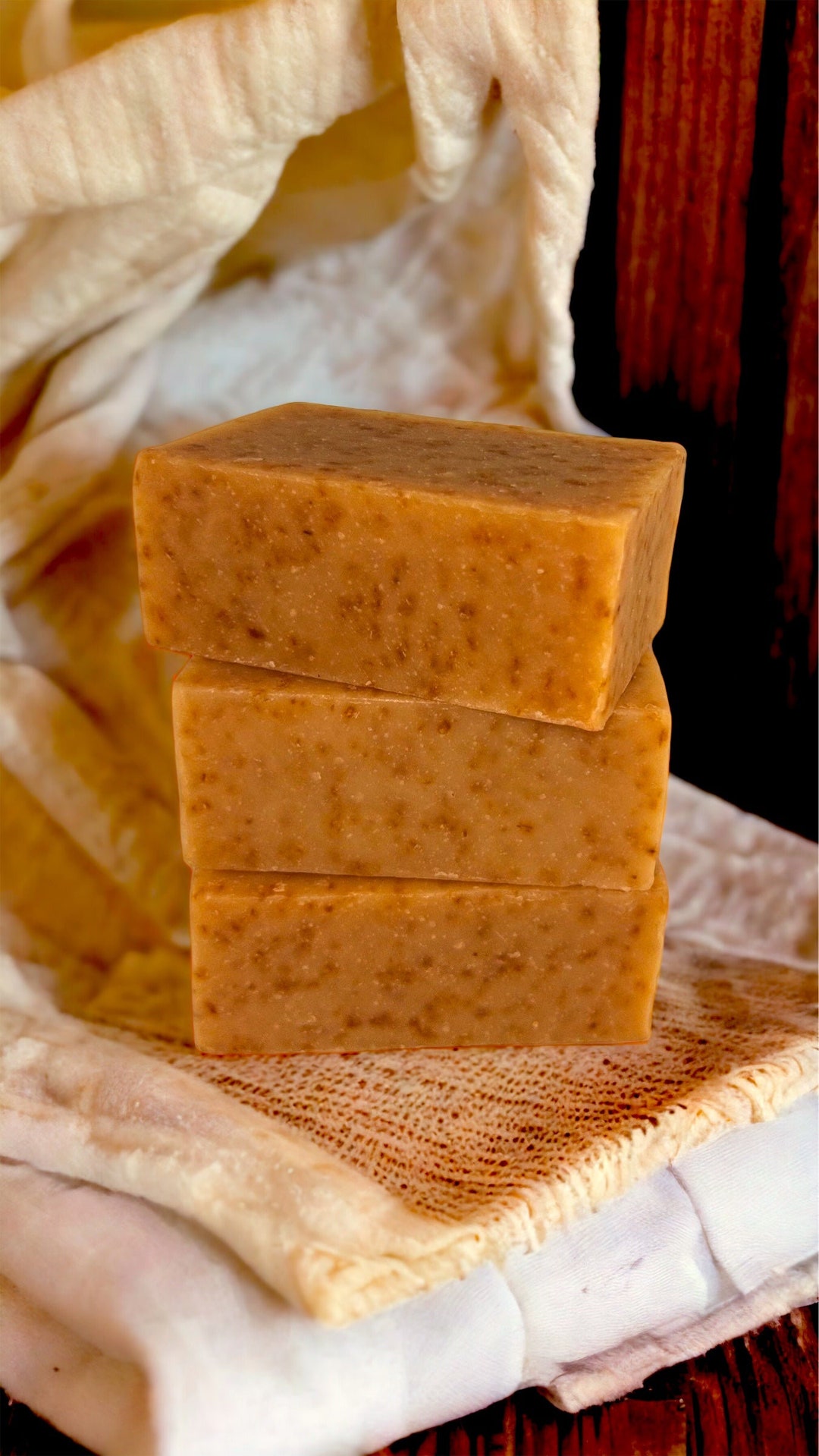 Bitter Almond Wheat Germ Soap Natural Handmade Soap Bar Cold Process ...