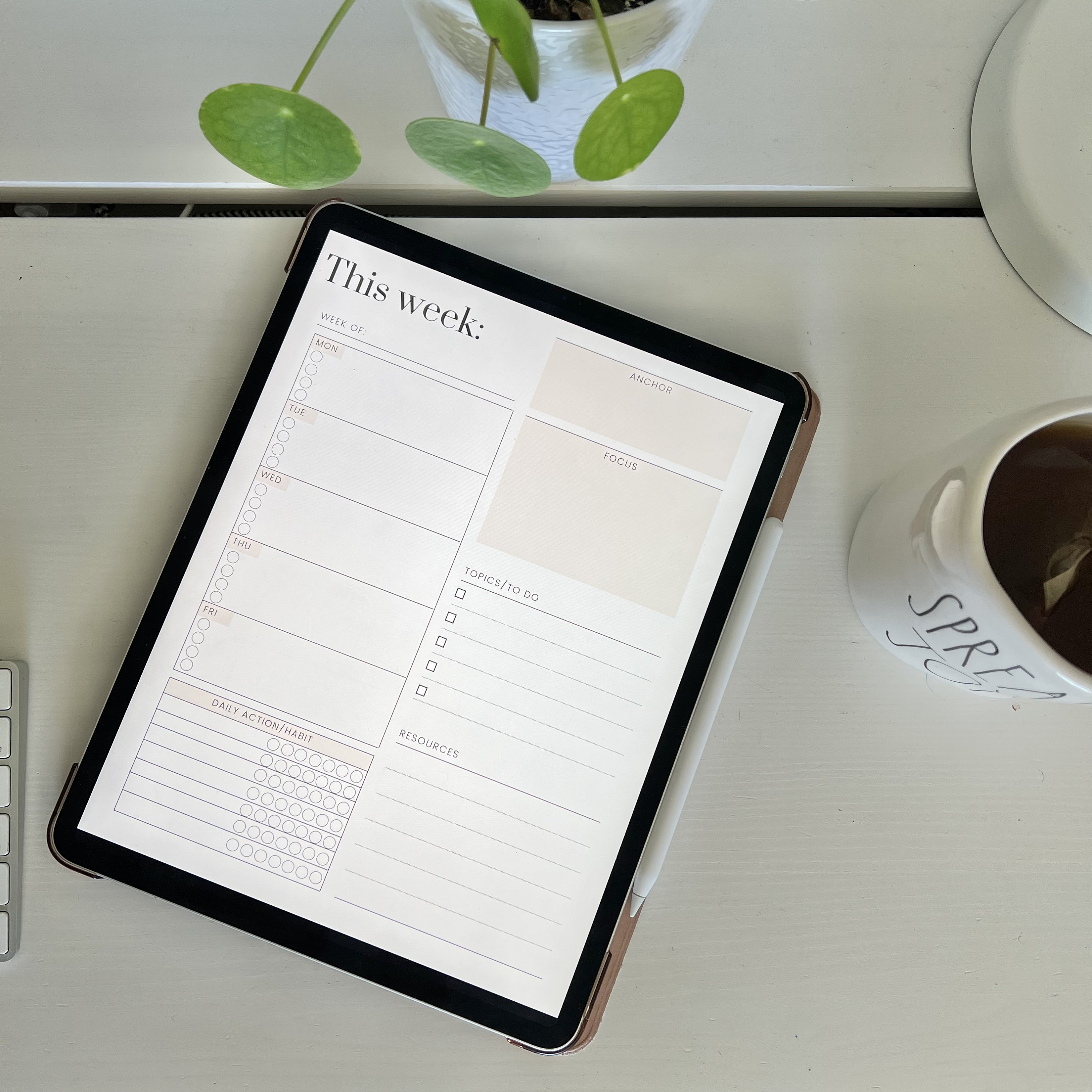 Weekly Homeschool Digital Planner, Homeschool Digital Planner, Weekly ...