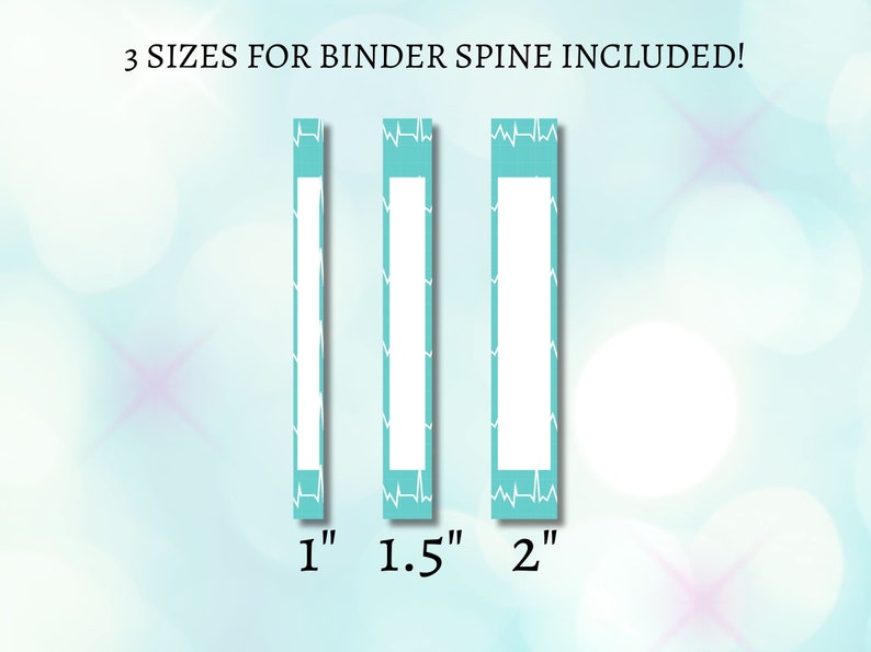 PRINTABLE BINDER COVERS Print at Home Cover for Binder Nursing Students ...