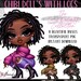 Chibi Digi Doll With Locs Loc'd Clipart African American Chibi Doll ...