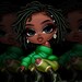 Chibi Digi Doll With Locs Loc'd Clipart African American Chibi Doll ...