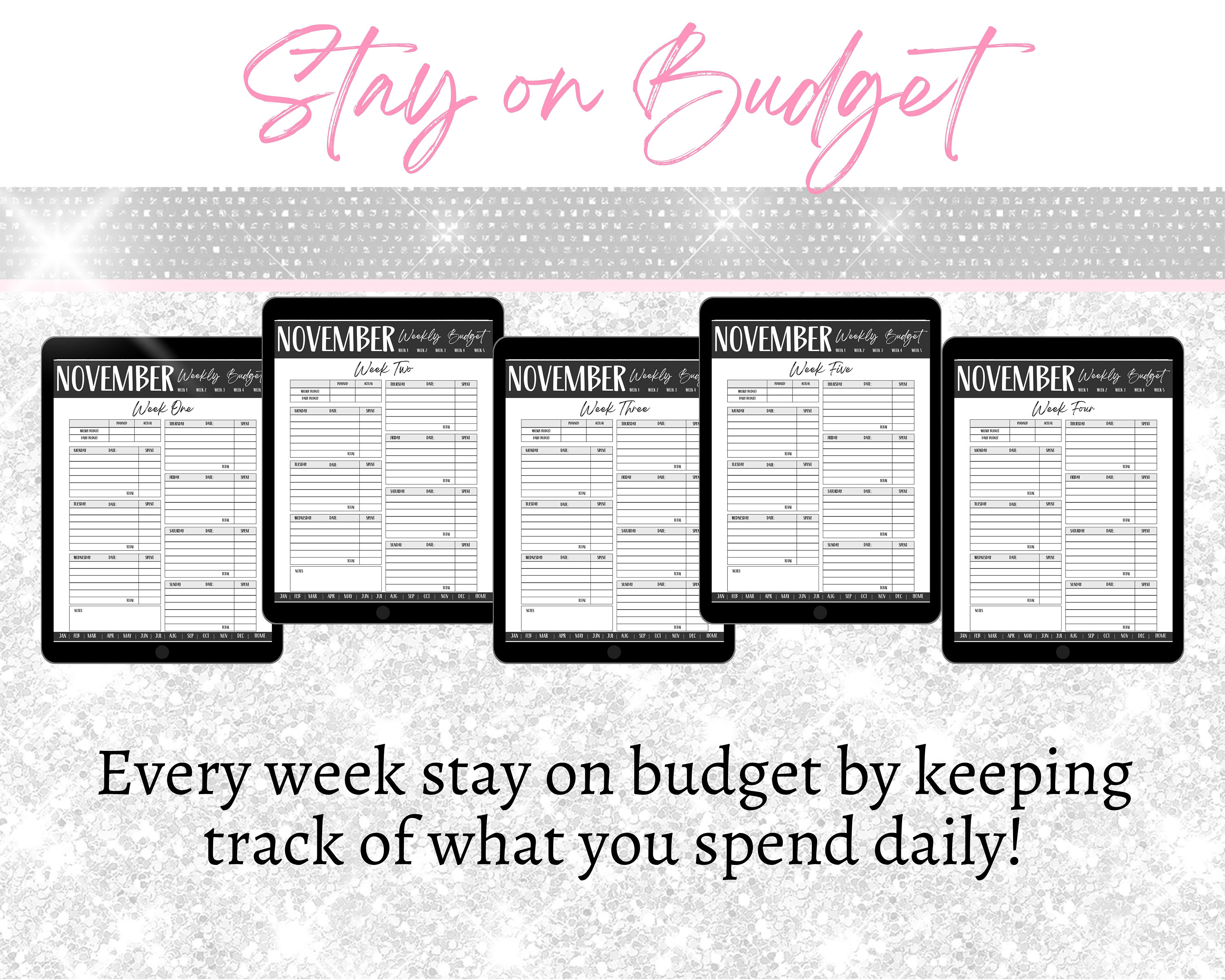 DIGITAL BUDGET PLANNER Black Girl Budget Planner Digital Stickers ...