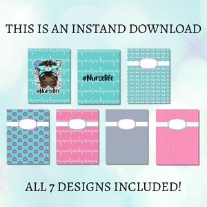 PRINTABLE BINDER COVERS Print at Home Cover for Binder Nursing Students ...