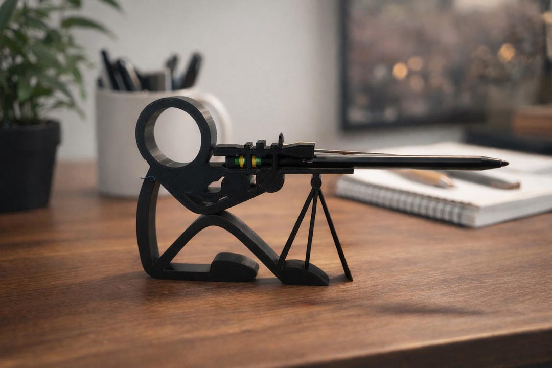 Sniper Rifle Pen Holder | Gamer Desk Decor - Etsy
