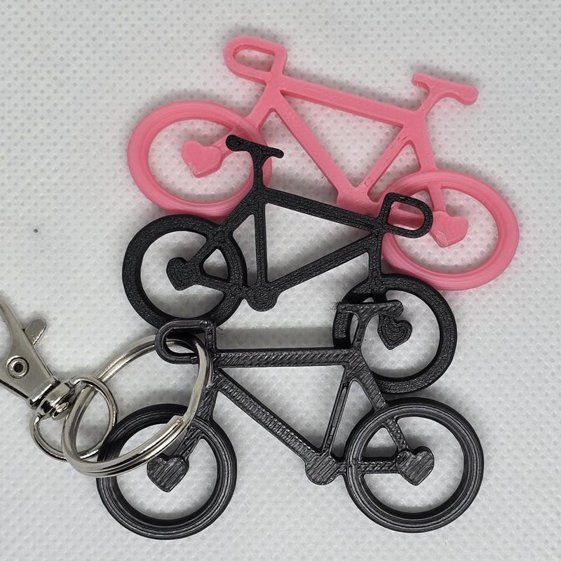 Bicycle Keychain - Etsy