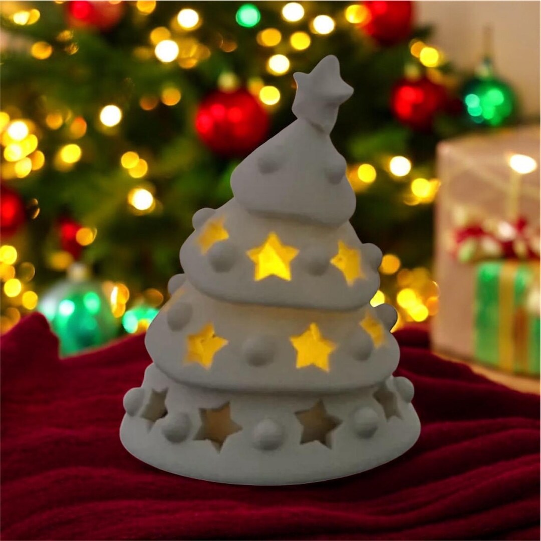 Lighted Christmas Tree – Star Cutout Holiday Decor - Etsy