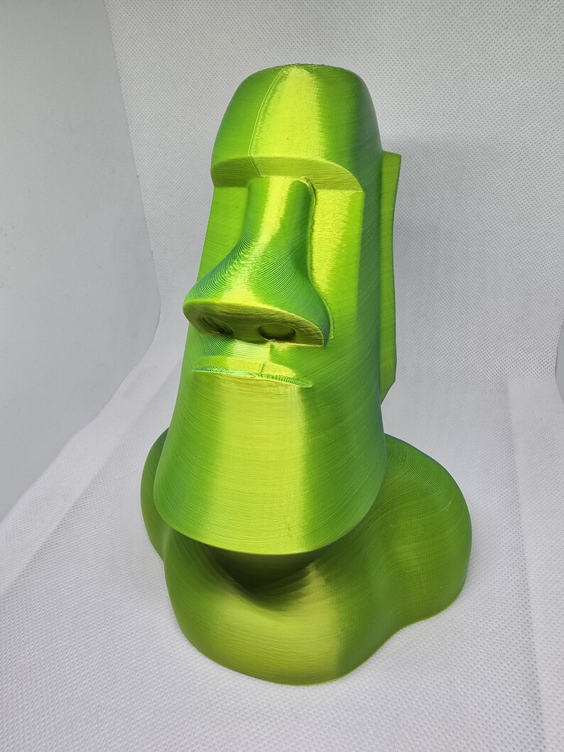 3d Printed Moai Tiki Statue Figurine - Polynesian Home Decor, Easter ...