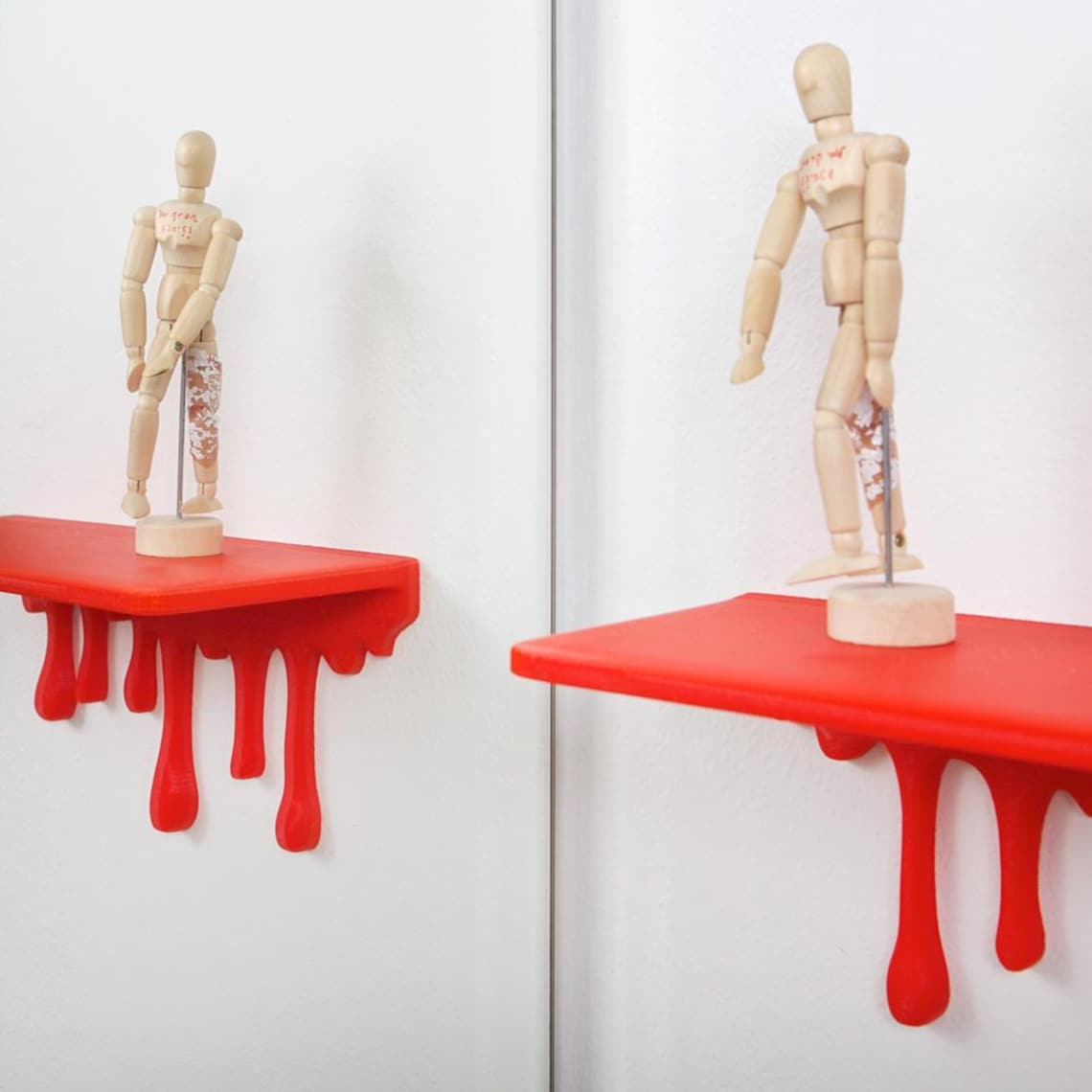 Dripping Shelf: Modern Surrealist Wall Decor - Etsy