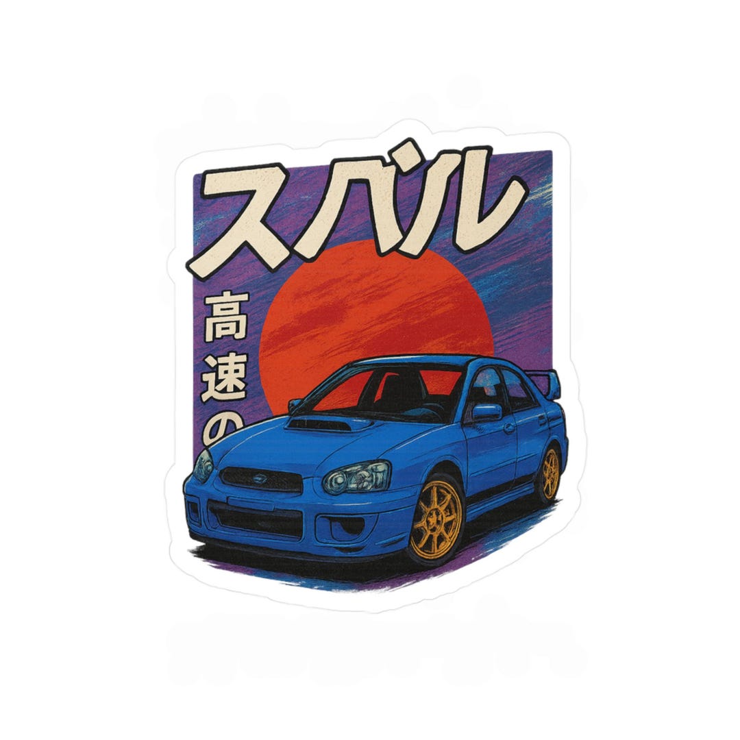 Subaru WRX/STI Blob Eye Japanese Heritage-vinyl Decal - Etsy