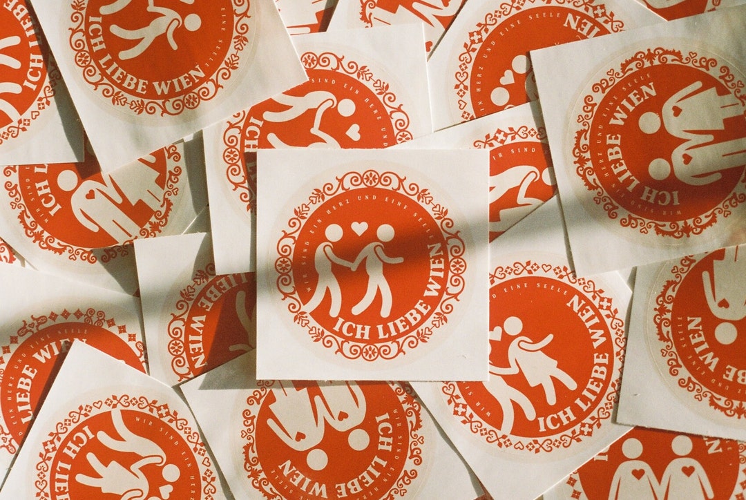 I Love Vienna Stickers - Etsy