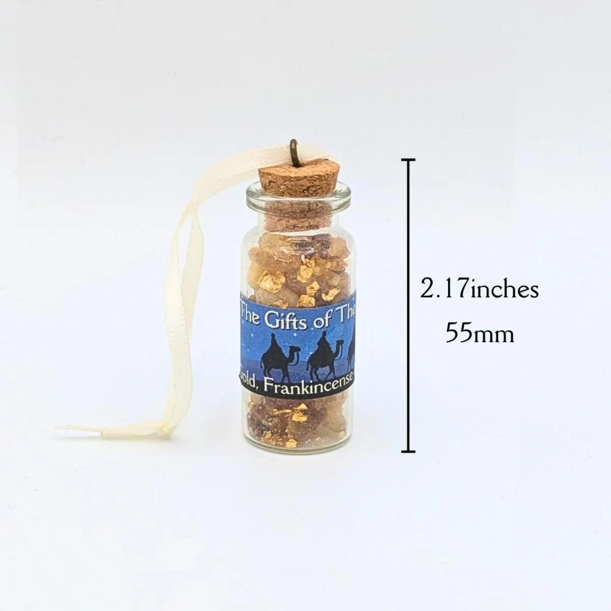 Gold Frankincense and Myrrh Christmas Gift Set Ornament Gifts of the ...