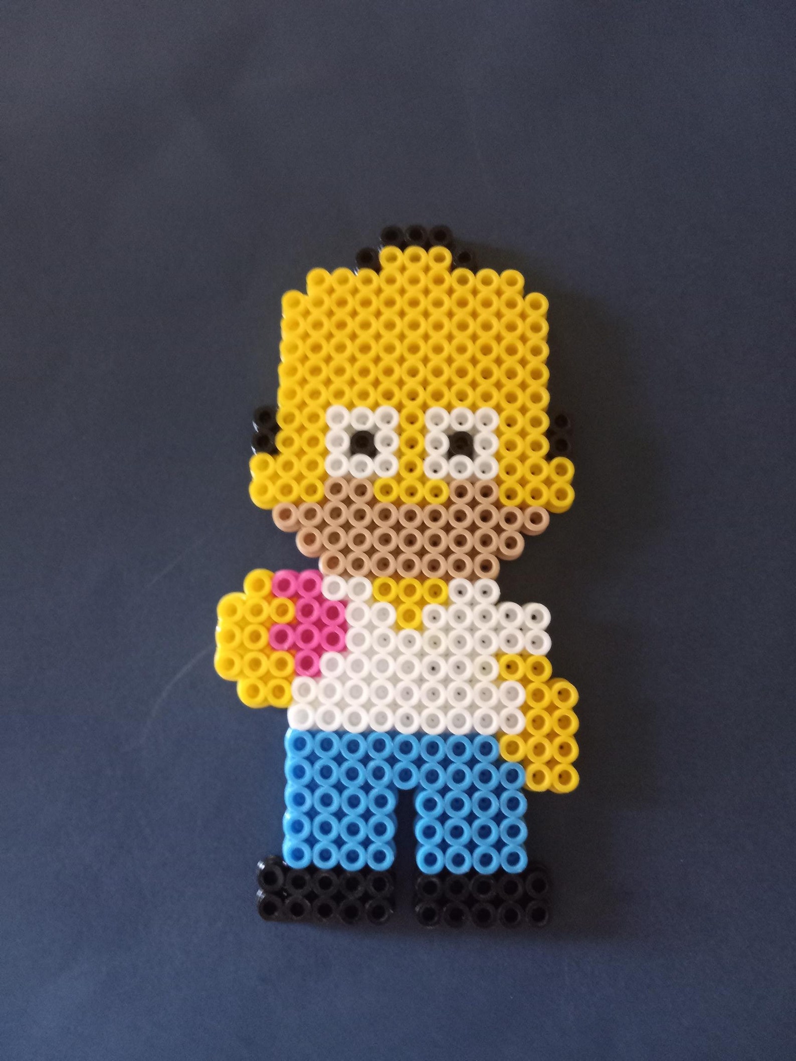 Homer Simpson Iron Bead Art - Etsy