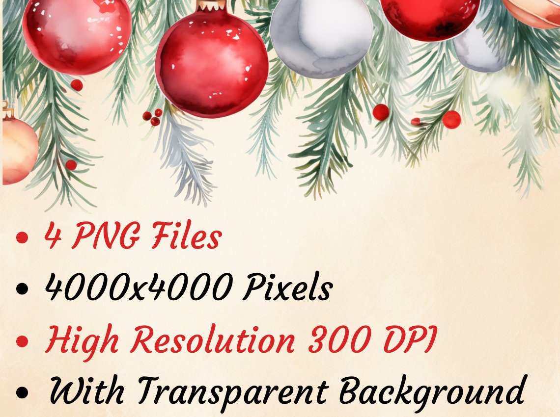 4 PNG Watercolor Christmas Border Clipart, Holiday Card Art, Winter ... 4 PNG Watercolor Christmas Border Clipart, Holiday Card Art, Winter ...