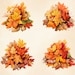 16 PNG Watercolor Fall Leaf Pile Clipart, Fall Leaves Clipart, Pile of ...