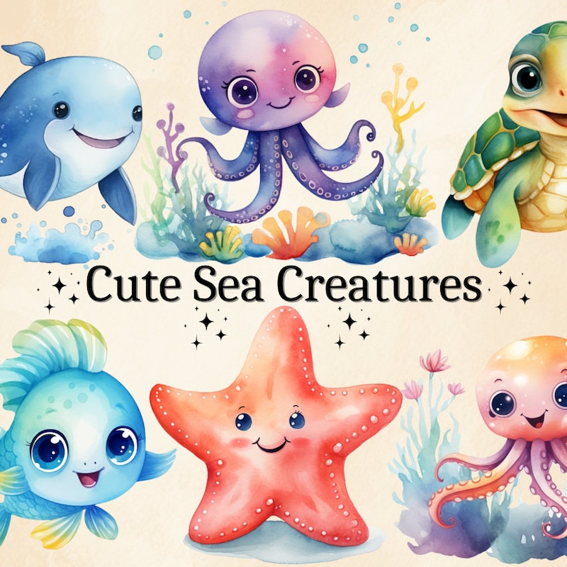 Sea Creatures - Etsy