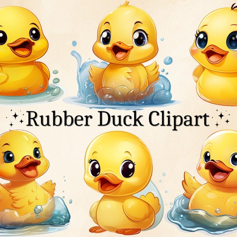 Rubber Duck Clipart - Etsy