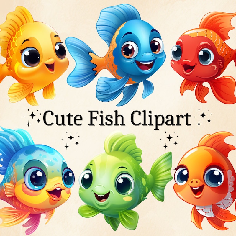 Schöne Fisch Clip Art Bild