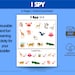 I Spy Simple, Busy Book Printable, Printable I Spy, Preschool Activity ...