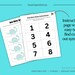 Numbers & Counting Dinosaurs, Busy Book Printable, Homeschool Worksheet ...
