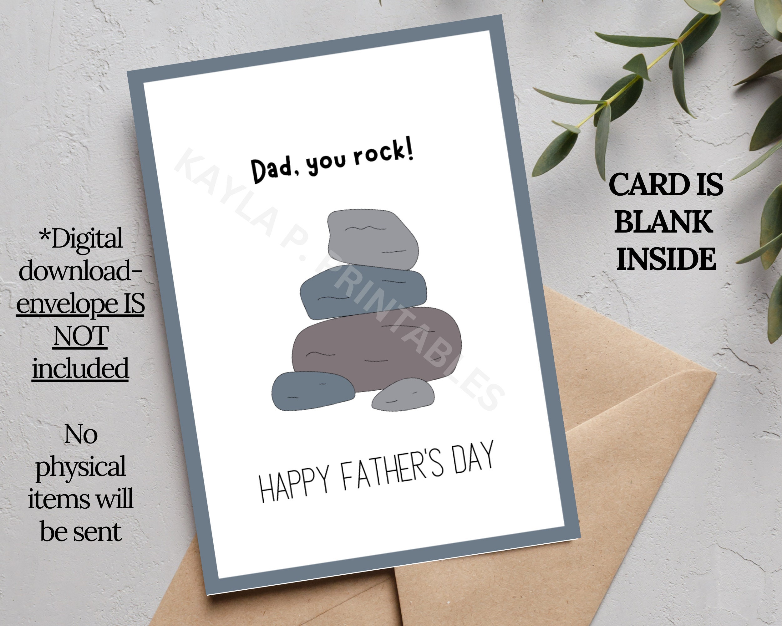 Printable Father's Day Card Funny, Punny Card for Dad, Happy Fathers ...