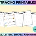 Tracing Printables, Tracing Lines, Tracing Letters, Tracing Numbers ...