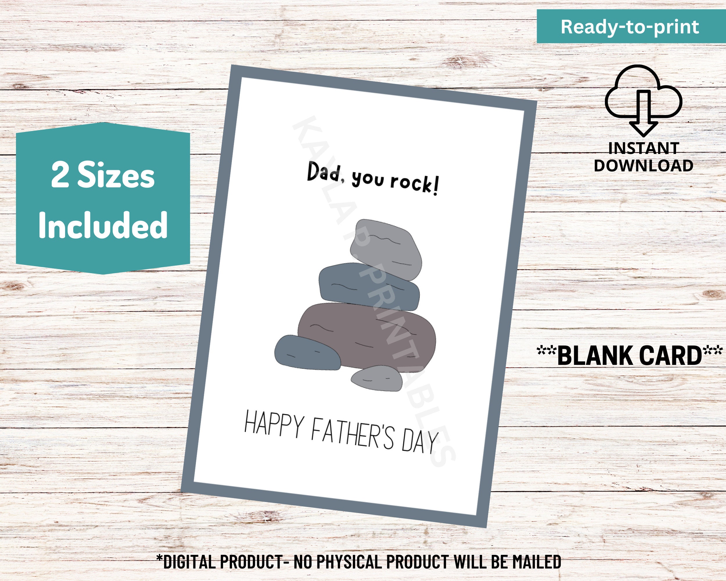 Printable Father's Day Card Funny, Punny Card for Dad, Happy Fathers ...