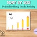 Size Sorting Worksheet, Tall and Short Worksheet, Busy Book Printable ...