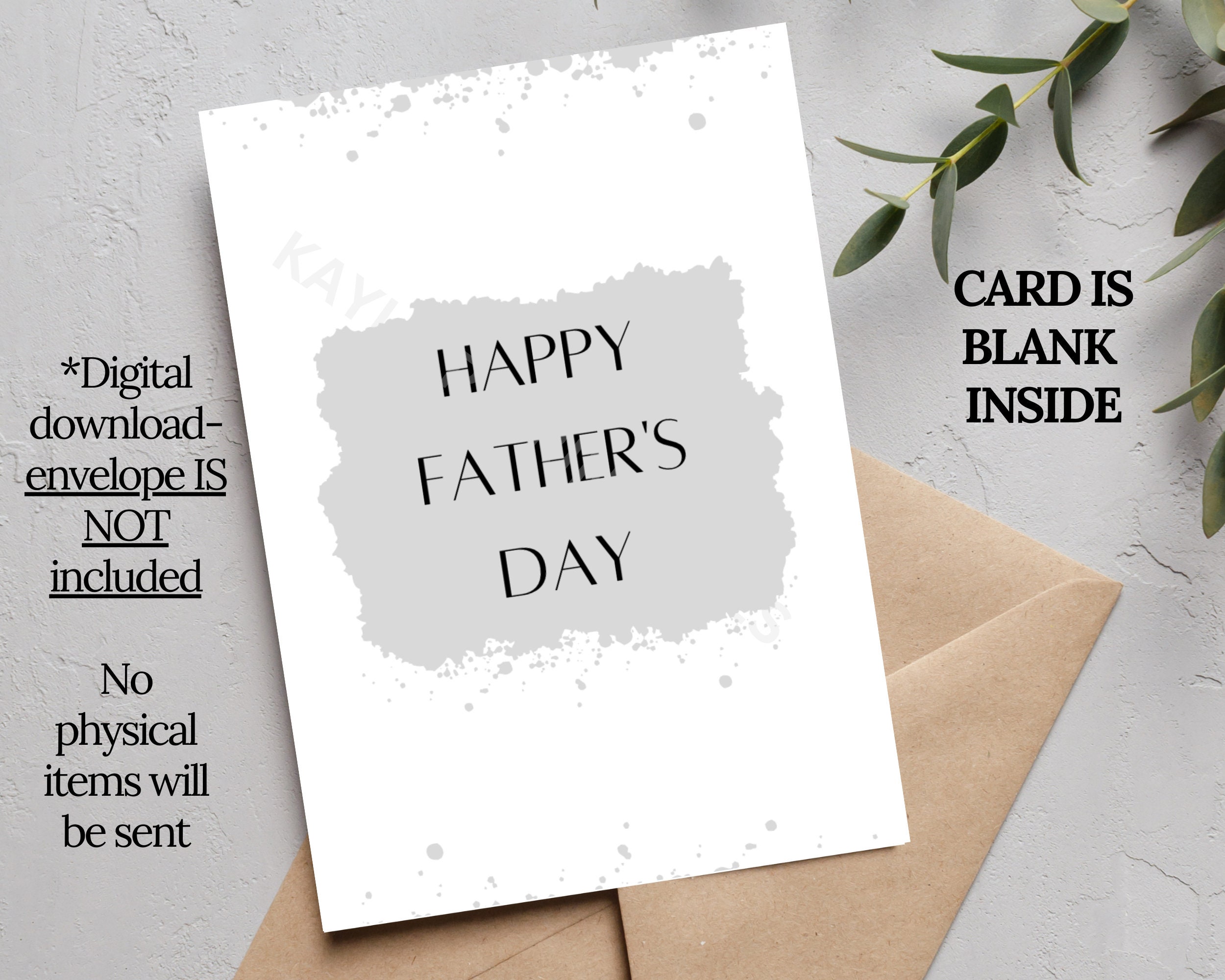 Printable Father's Day Card, Happy Father's Day Card, Card for Dad ...