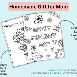 Coloring Pages Mother's Day, Coloring Pages for Mom, Mothers Day ...