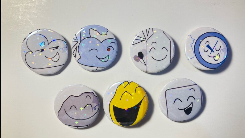BFDI:TPOT Contestants Two Pins - Etsy Canada