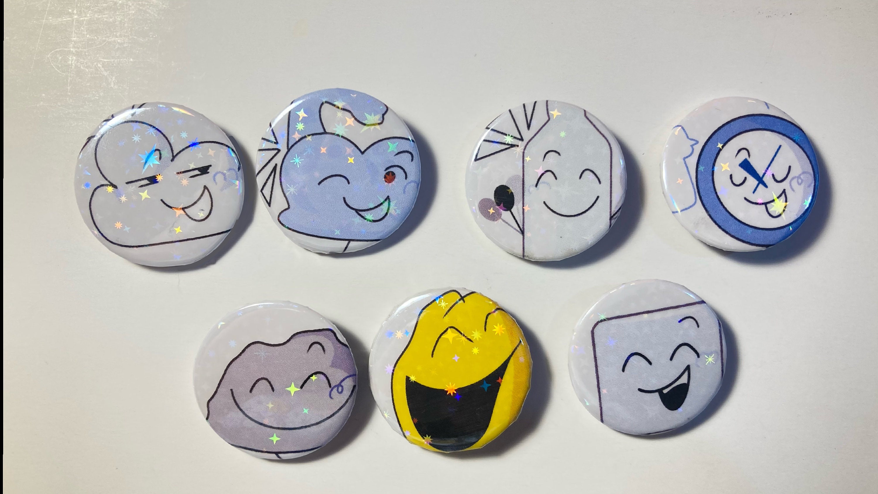 BFDI:TPOT Contestants Two Pins - Etsy Canada