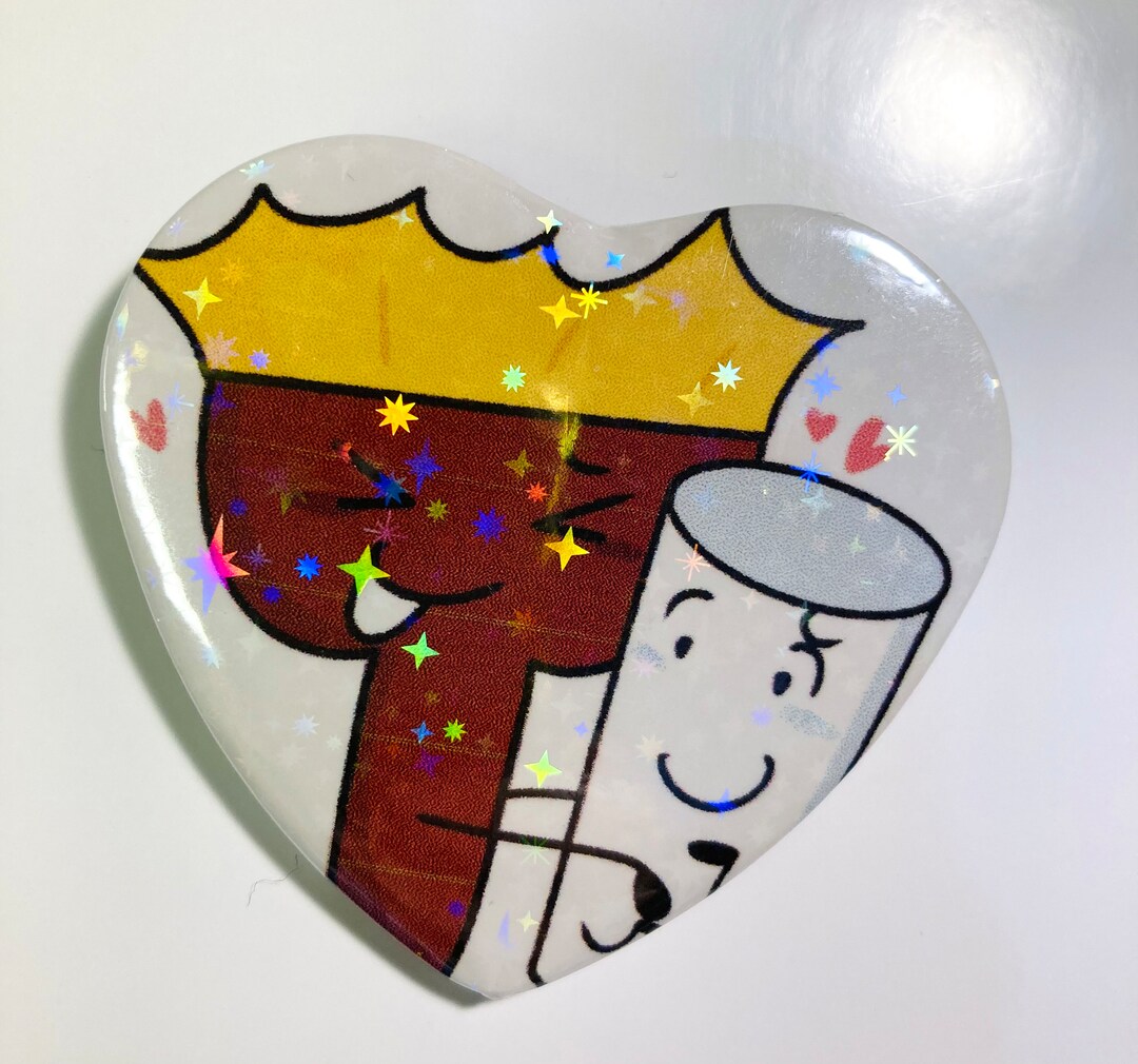 Excellent Entities HOLOGRAPHIC PIN 2.25 INCH - Etsy