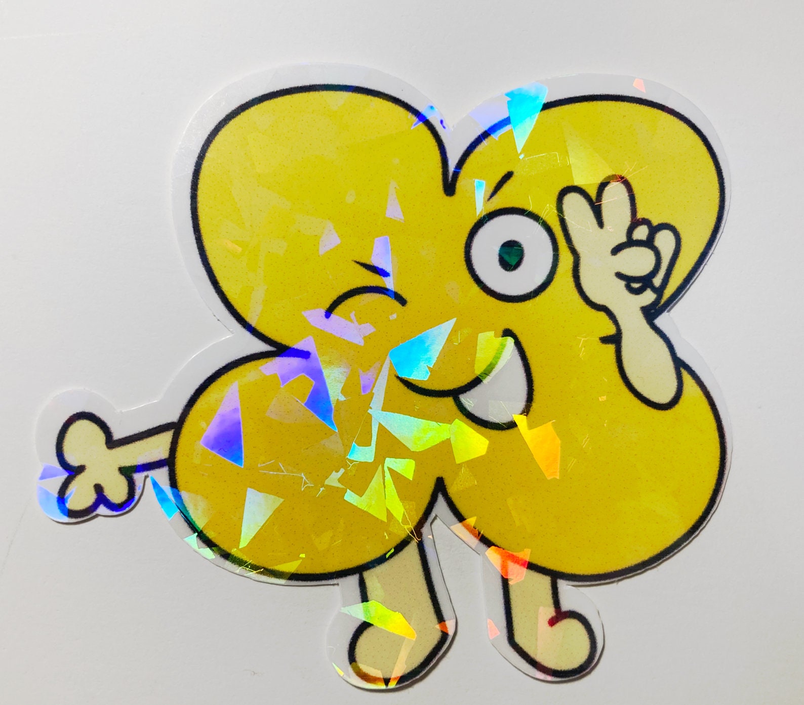 X BFB BFDI HOLOGRAPHIC Sticker - Etsy