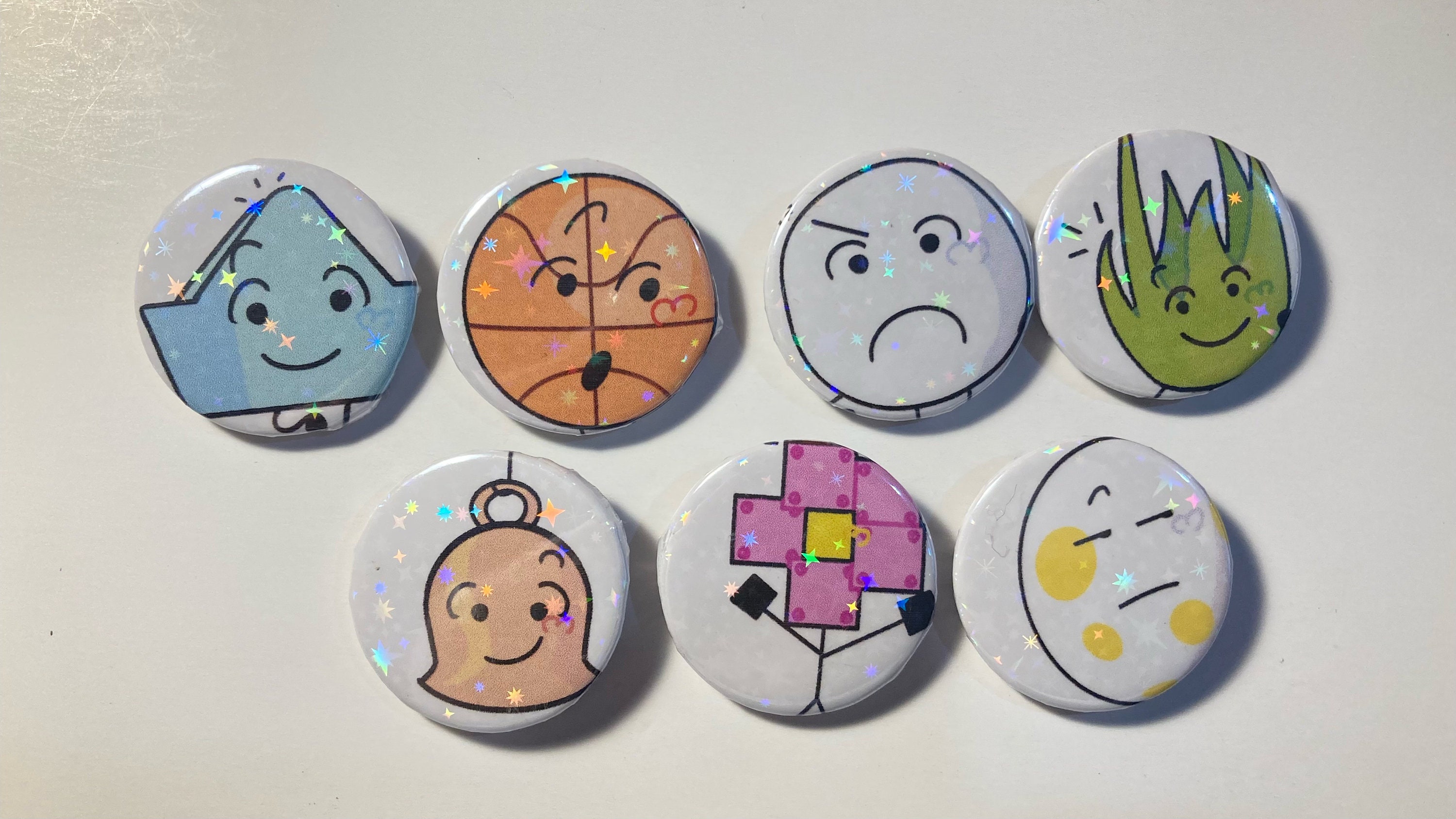 BFDI:TPOT Contestants Two Pins - Etsy Canada