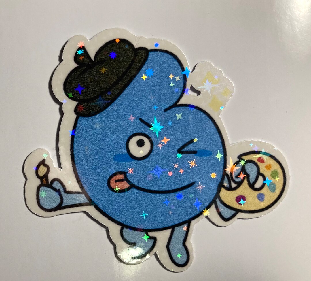 SIX STICKER HOLOGRAPHIC 2.75 Inch - Etsy