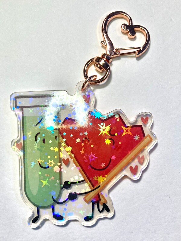 Excellent Entities HOLOGRAPHIC PIN 2.25 INCH - Etsy