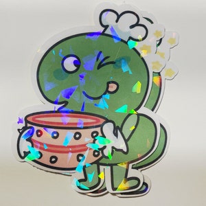 TWO TPOT Cake at Stake Holographic Sticker - Etsy