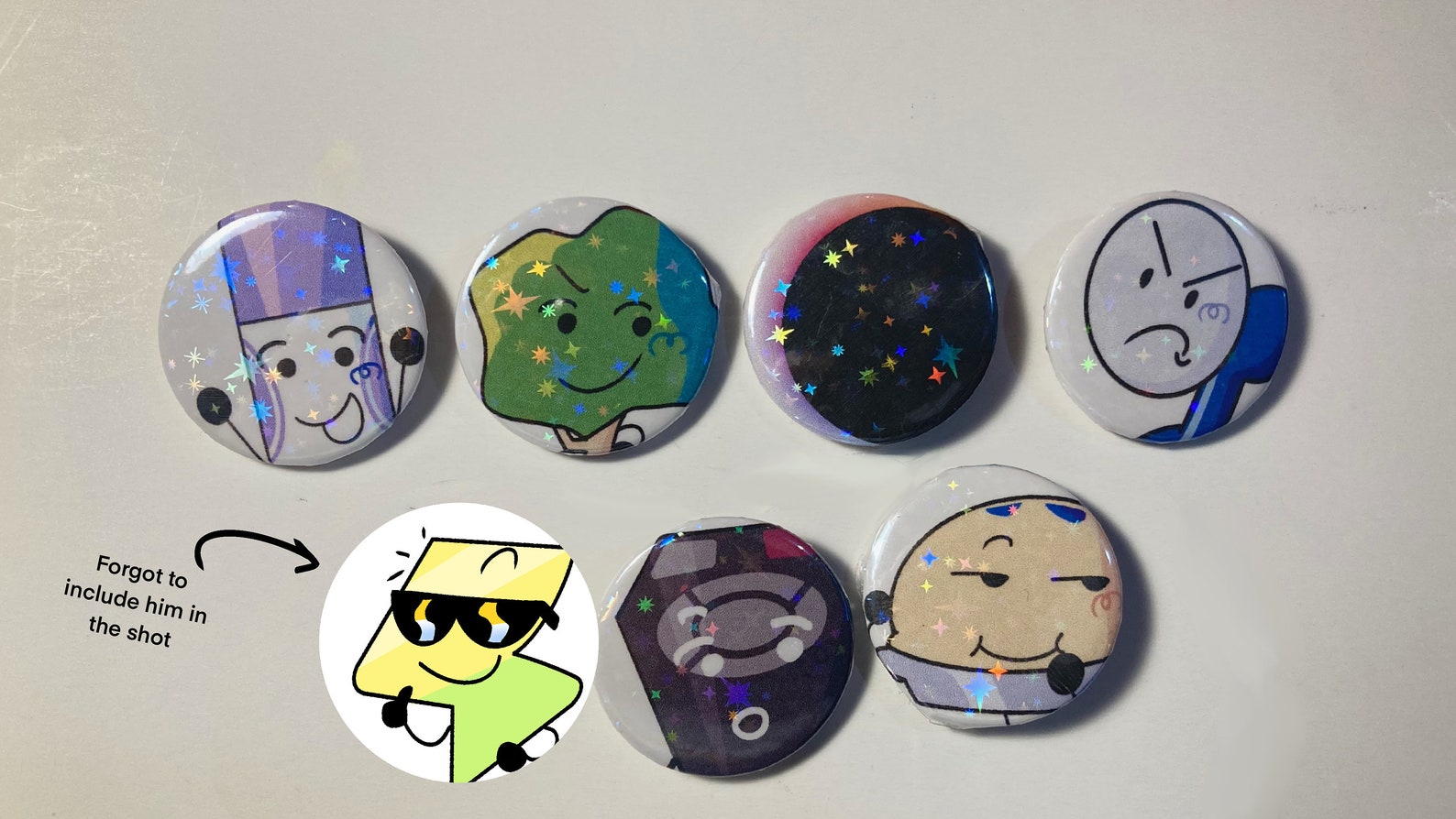 BFDI:TPOT Contestants Two Pins - Etsy Canada