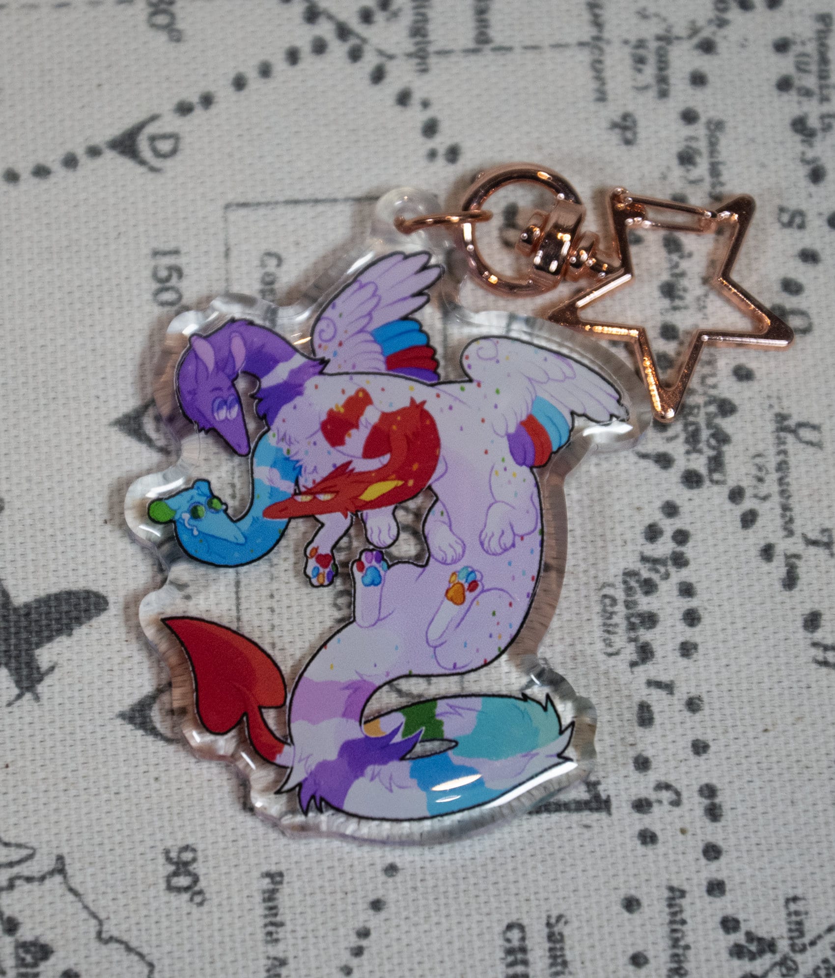 Worm Hydra Charm - Etsy