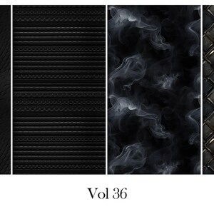 Black Background Seamless Digital Papers Luxury and Stylized Black ...