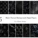 Black Background Seamless Digital Papers Luxury and Stylized Black ...