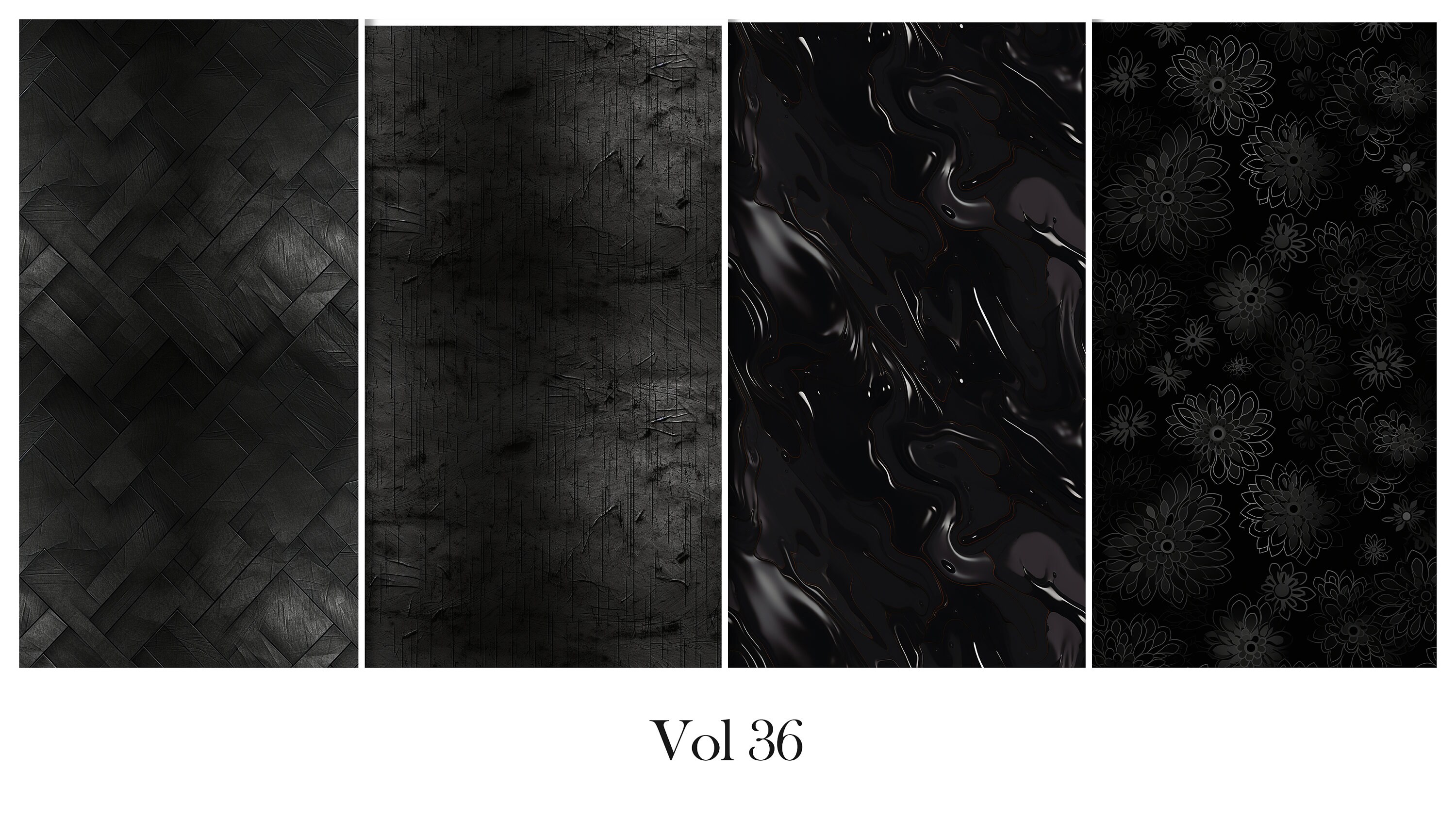 Black Background Seamless Digital Papers Luxury and Stylized Black ...