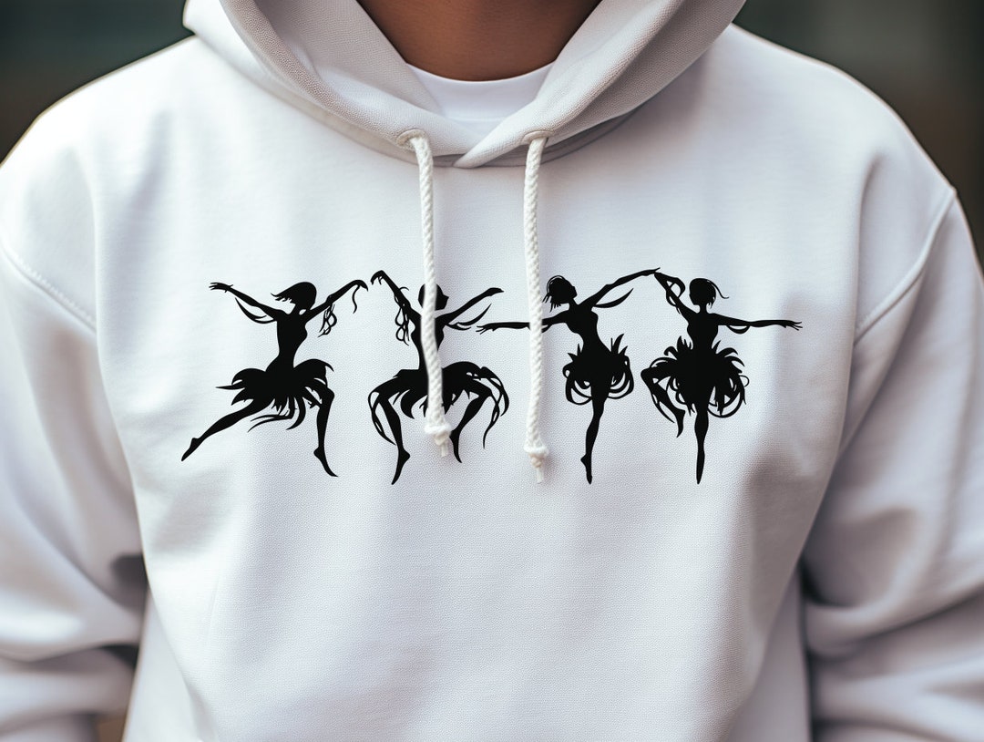 Dancing Corpse, SVG PNG, Four Seperated and One Combined Figures ...