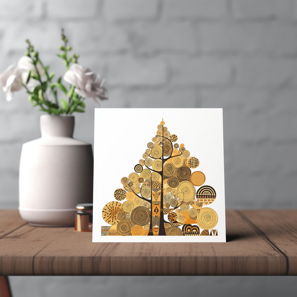 Christmas Tree Decor Cliparts SVG PNG Inspired by Gustav Klimt ...