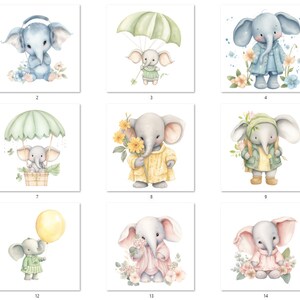 Adorable Elephant : 26 PNG of Cute Elephant Cliparts, Commercial Use ...