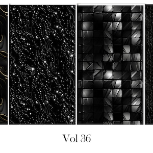 Black Background Seamless Digital Papers Luxury and Stylized Black ...