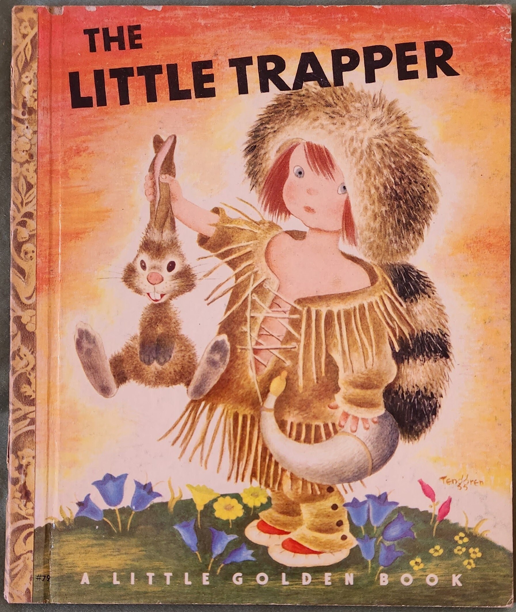 The Little Trapper 1950 A Little Golden Book by Kathryn and Byron ...