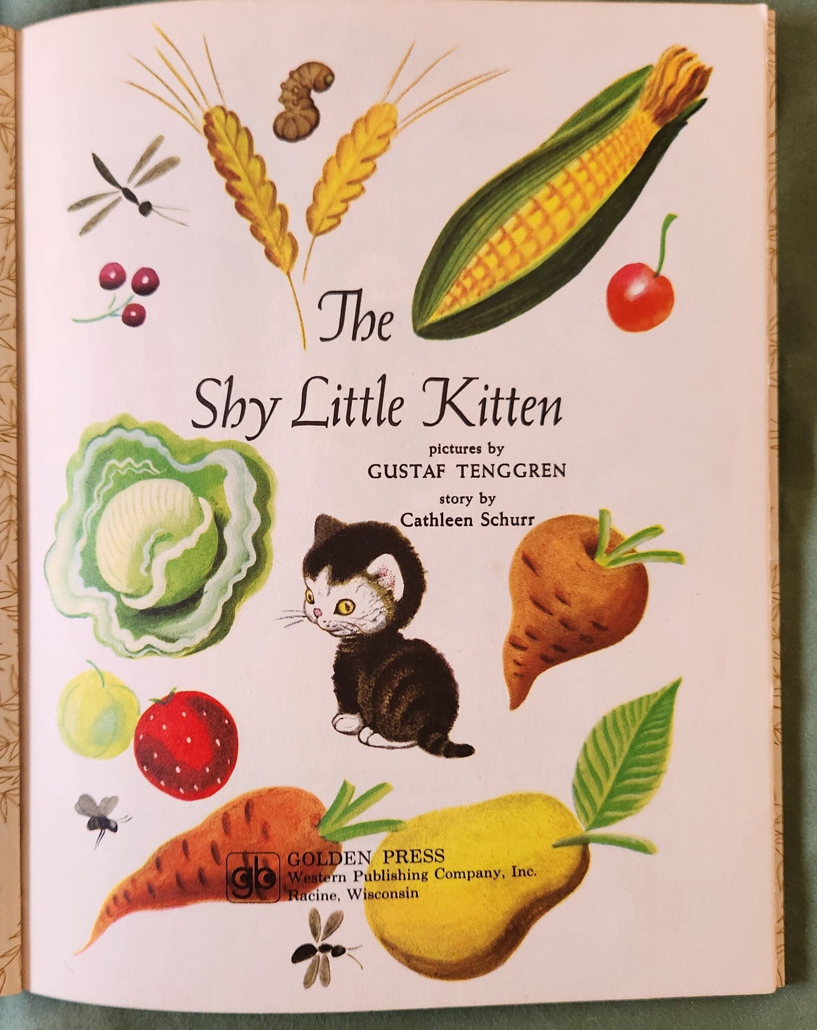 The Shy Little Kitten | 11th Printing 1977 | A Little Golden Book - Etsy