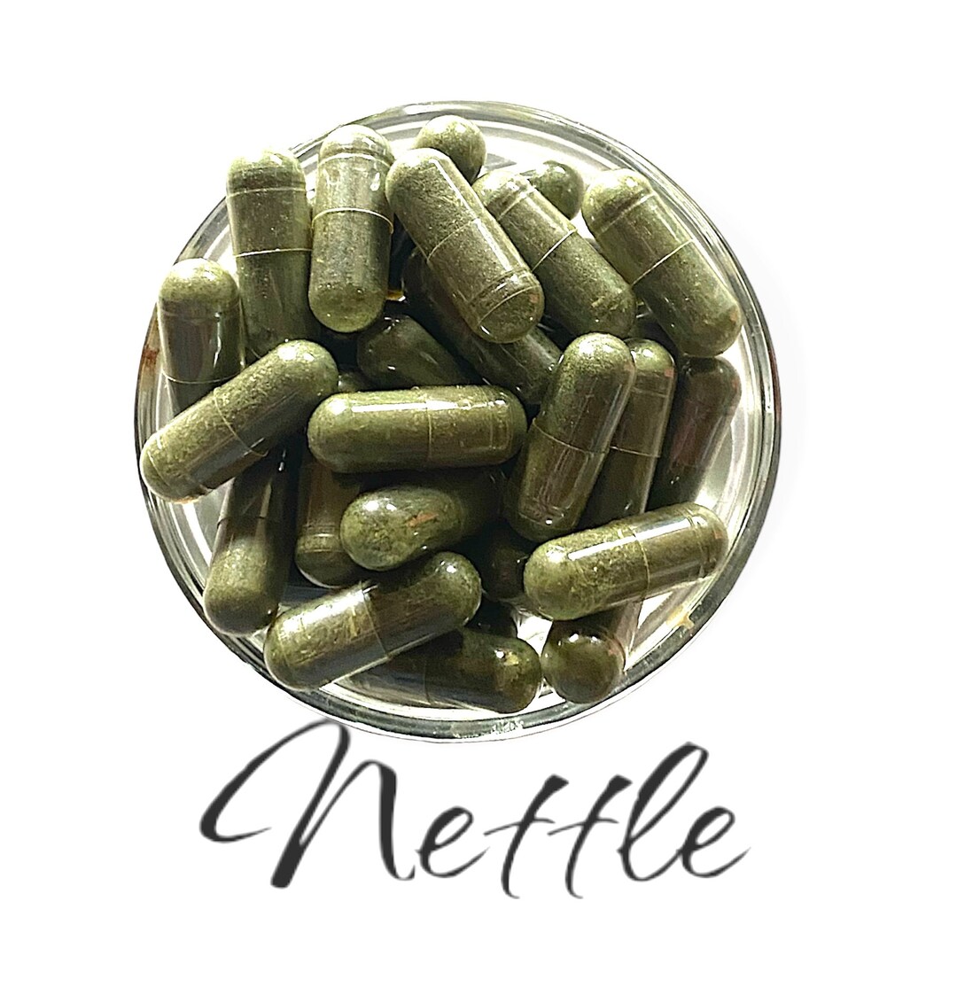 Nettle Leaf Capsules: Artisan Handmade Herbal Supplement, Vegan - Etsy