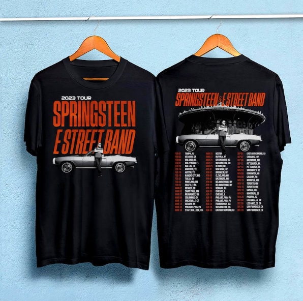 Vintage Bruce Springsteen 2023 Tour Shirt, E Street Band Tour, Bruce ...